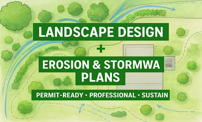 Draw flood prevention system, erosion control, drainage layouts and ...
