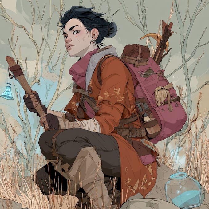 Illustrate your ttrpg oc, vtm, fantasy, dnd character art by ...