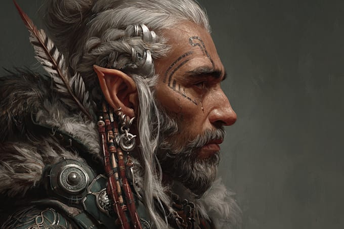 Create fantasy character portrait art by Rakeendsey | Fiverr