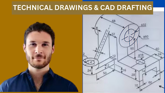 Create accurate technical drawing, cad drafting and blueprint by David ...
