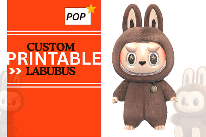 Design 3d printable custom labubu models to boost your business by ...