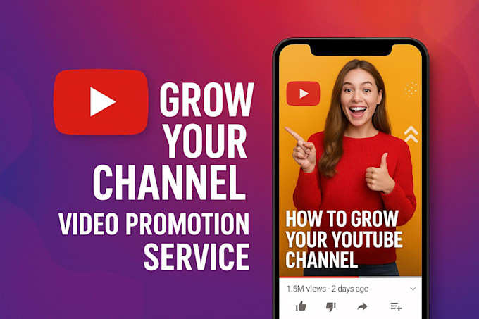 Do youtube video and channel promotion via organic growth by Danlxx ...