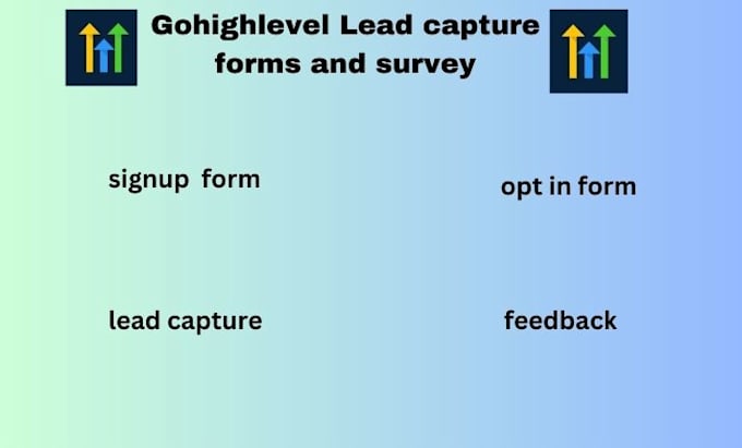 Create gohighlevel form page for lead capture and survey by Lukati10 ...