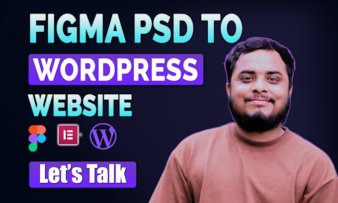 Convert psd or figma to wordpress elementor by Robiul_ai | Fiverr