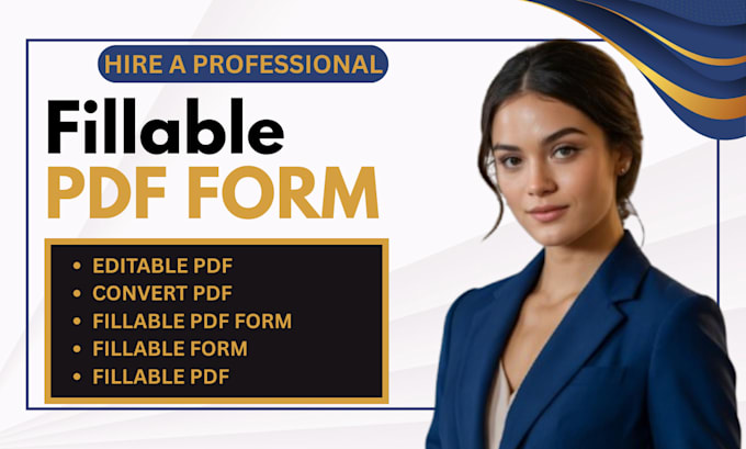 Create fillable pdf forms or convert documents into fillable pdf forms ...