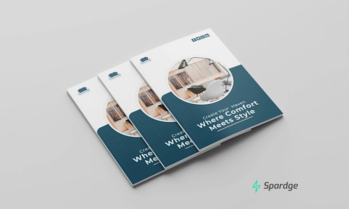 Design sales catalog, price catalog, product catalog, real estate ...