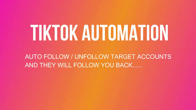 Develop automated tiktok bot, livestreaming bot, kick bot, youtube bot ...