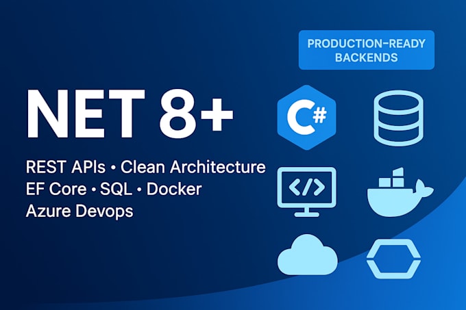 Create secure dotnet microservices with efcore and sqlserver by Gahankotebgilu | Fiverr