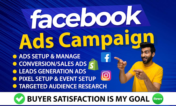 Set up facebook ads and ad campaigns by Hasibulislam96 | Fiverr