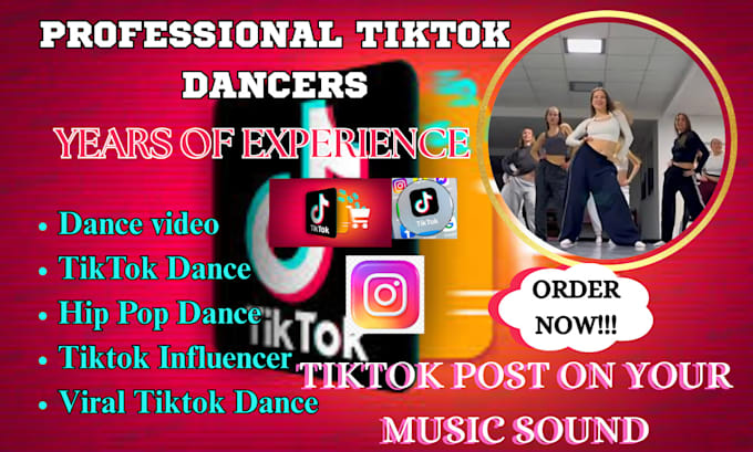 Create tik tok dance for your music, tik tok dance for brand, tik tok dance by Dores_dores | Fiverr