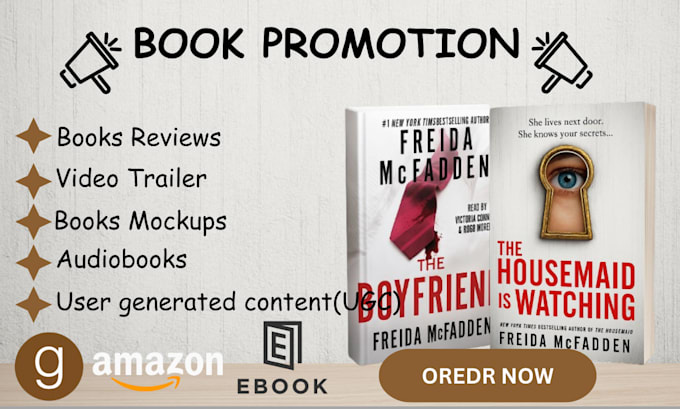 Create book promotion ugc ads audiobook video trailer cinematic book ...