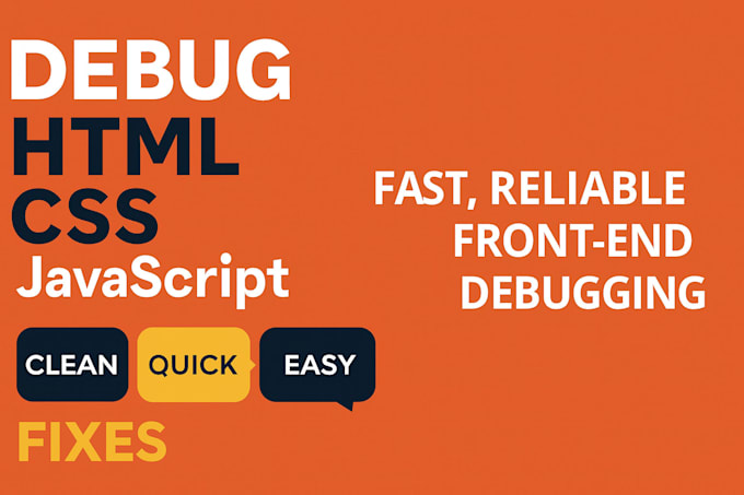 Fix html, css, and javascript bugs fast by Progcentral | Fiverr