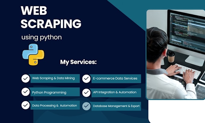 Conduct web scraping using python by Polash858 | Fiverr