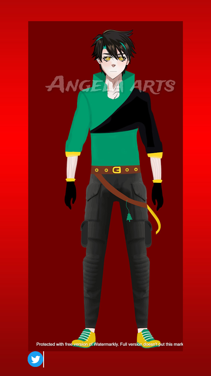 Design a professional custom 2d vtuber model by Angelaann712 | Fiverr