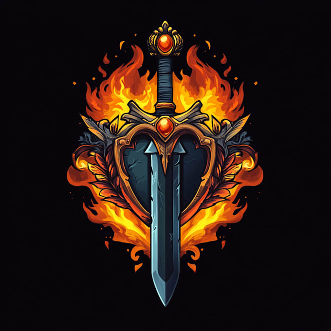 Make a fantasy game logo by Broderickcoyle | Fiverr