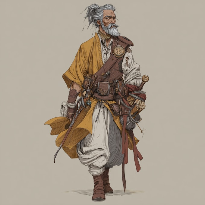 Unique dnd character art and dnd character art by Basttee | Fiverr