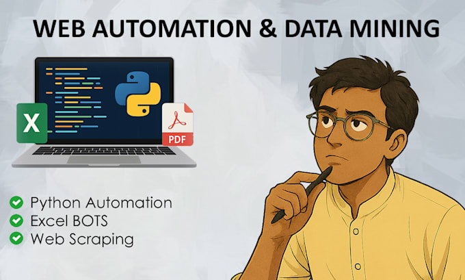 Automate tasks with python by Humanprocessor | Fiverr