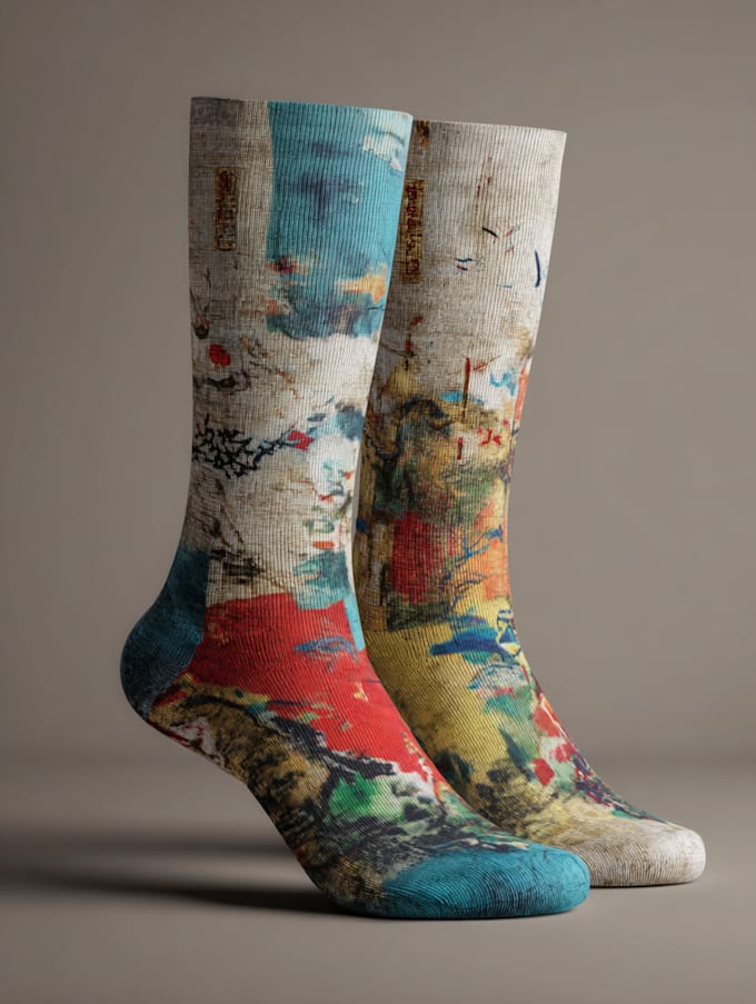 Design unique custom socks for you by Brandtguidry | Fiverr