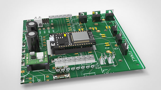 Create pcb circuit, pcb design, pcb schematic, fabrication gerber and ...