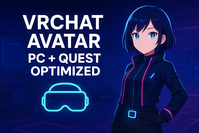 Criar um avatar de vrchat totalmente otimizado para pc e quest