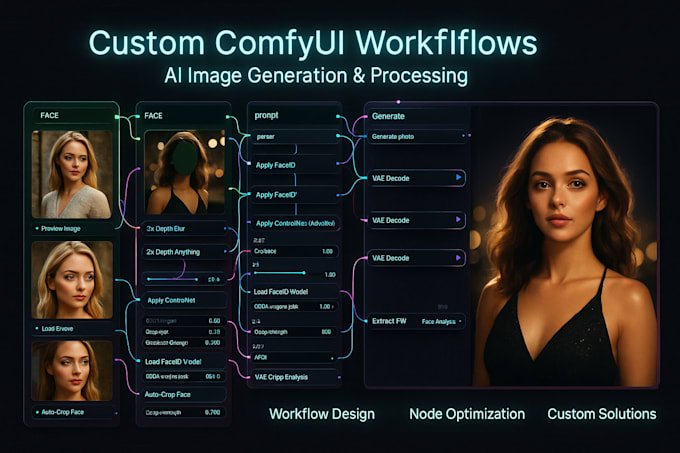Erstellen sie einen benutzerdefinierten ki-influencer-fluss lora mit comfyui-workflow, ki ...