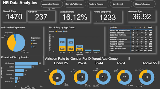 Analyze your data using excel, power bi, sql, and python by Ashishpratap939 | Fiverr