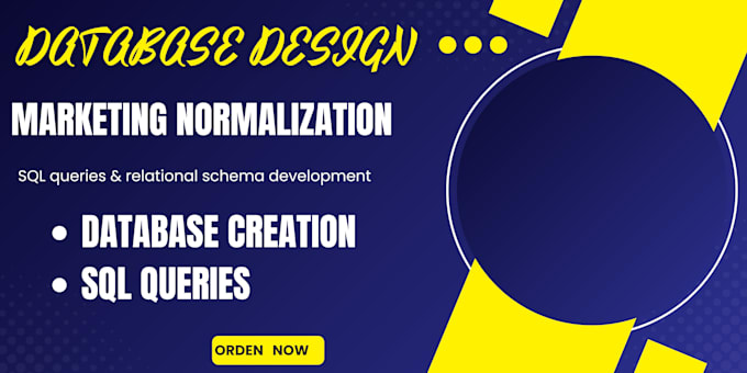 Do database, erd, normalization, write sql queries by Edward_nelson3 | Fiverr