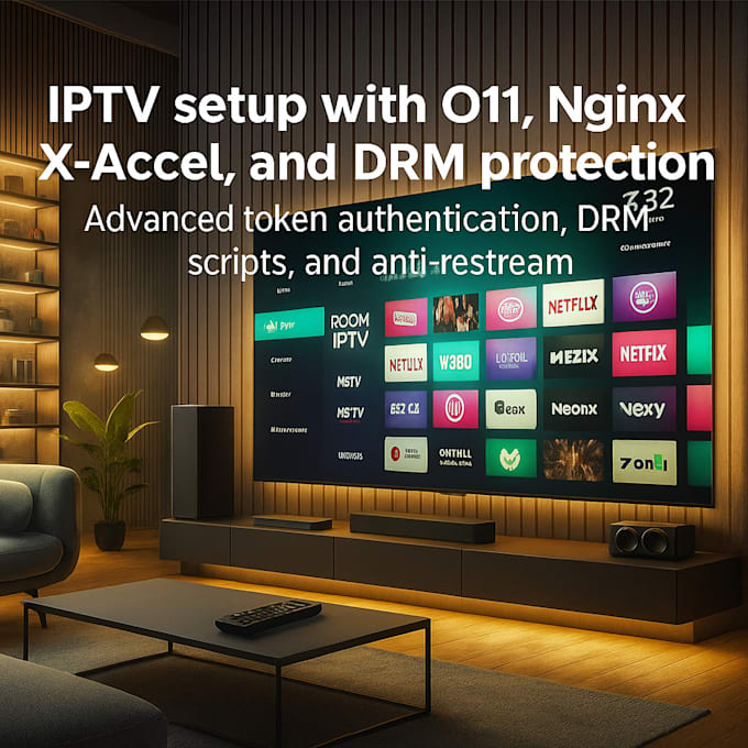 Set up o11, xaccel codec, and drm scripts for iptv services by Silver_tv | Fiverr