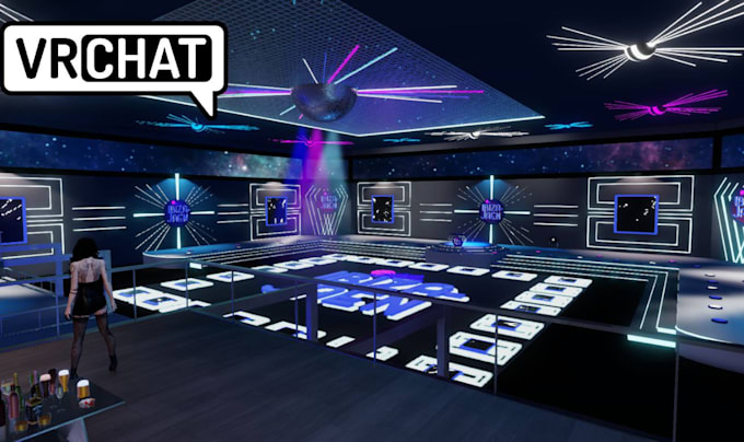 Build custom vrchat world vrc map 3d environment metaverse world 3d ...