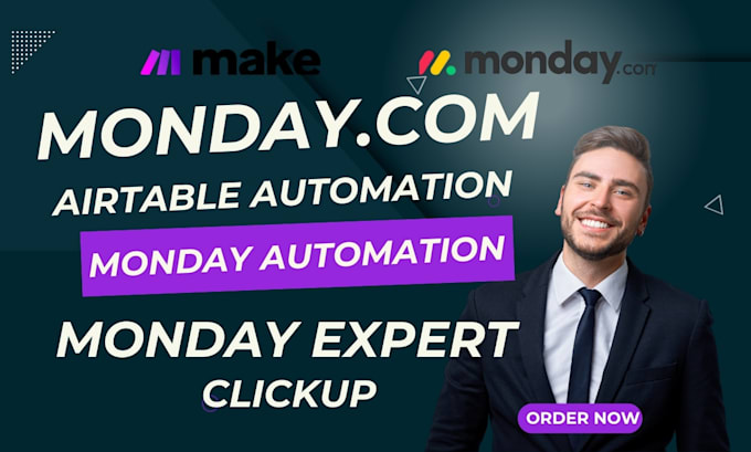 Setup monday automation, clickup, airtable automation, monday expert by ...