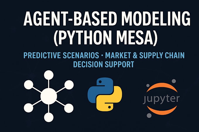 Build agent based models,simulations, and predictive analysis using ...