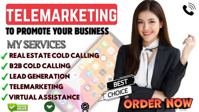 B2b b2c cold calling telemarketing set appointment real estate virtual assistant by Sandra ...