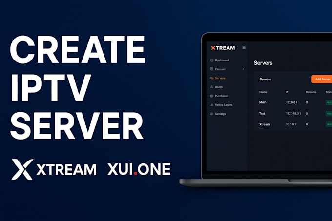 Develop fast and reliable iptv server, xtream ui, xui one, api ...