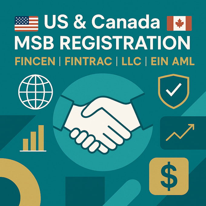 Us and canada msb registration fincen fintrac llc ein aml compliance by Jeniffer_cathy | Fiverr