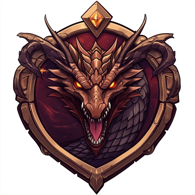 Make a professional fantasy game logo by Jaydenhorton5 | Fiverr