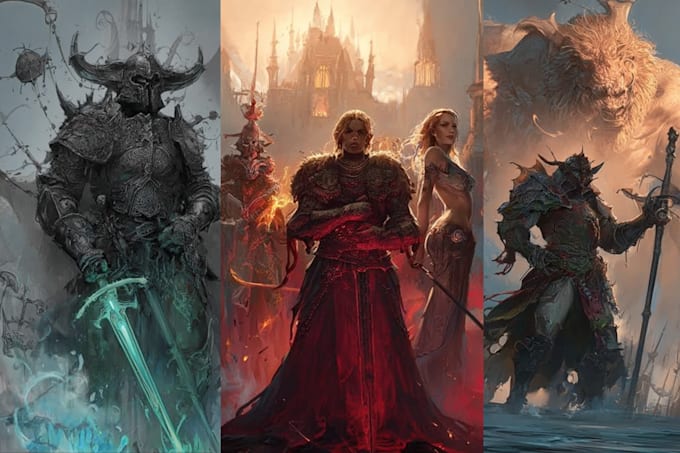 Draw fantasy illustrations, concept art, and card game art by Chloeosta ...