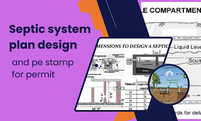 Do septic system plan design and pe stamp for permit by Stevejames32 ...