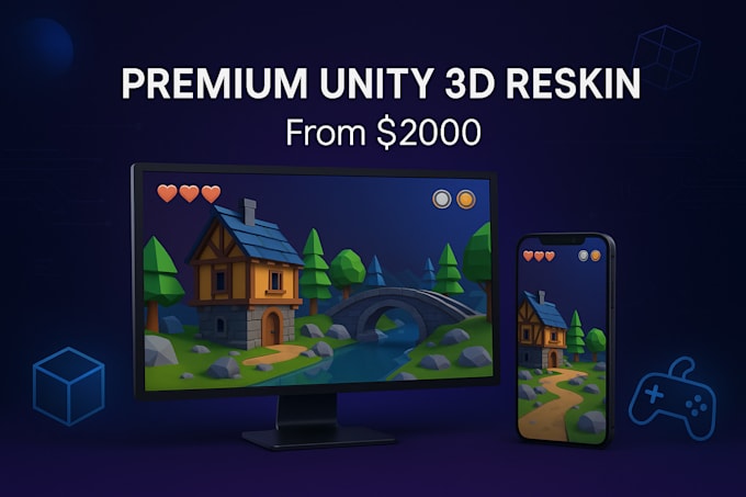 Unity 3d game reskin advanced features by Andreapalazzesi | Fiverr