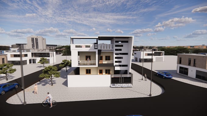 Design 3d architectural models and realistic renderings in revit by ...