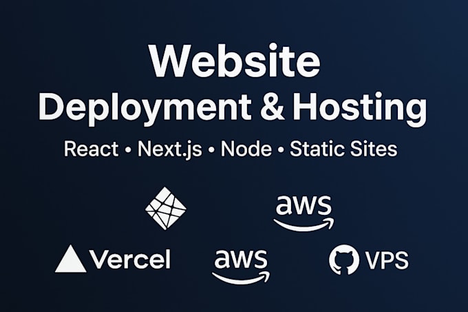 Deploy and host your nextjs node on vercel github or aws by Nuwanchamikara | Fiverr