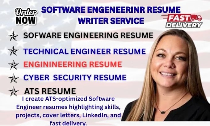Write software engineering resume, software engineer cv, tech resume by ...