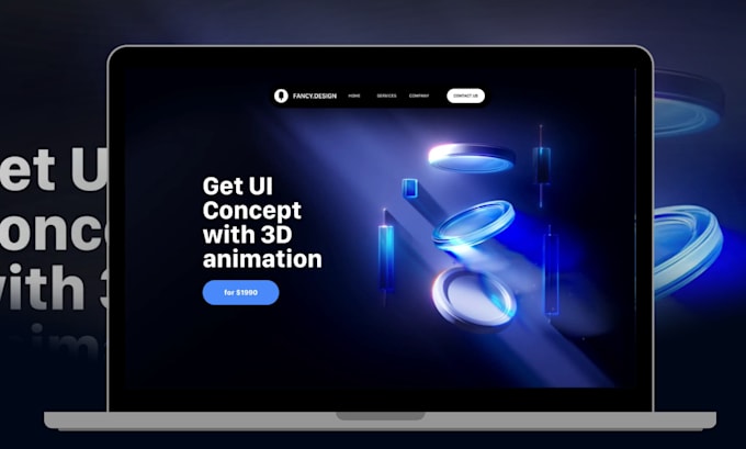 Build 3d animated wix webflow website animated wix websites with spline ...
