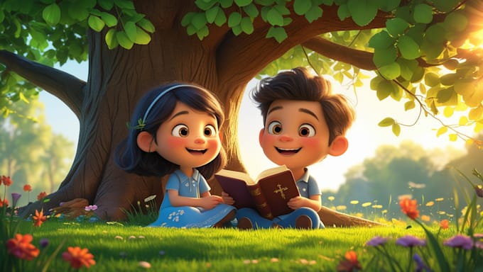 3d animated bible story pixar animation video, 3d animation, ai bible ...