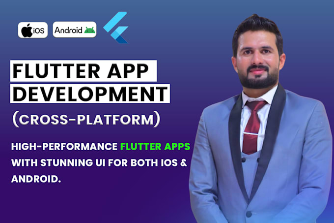 Develop cross platform mobile apps in flutter for ios and android by Kamranhussain52 | Fiverr