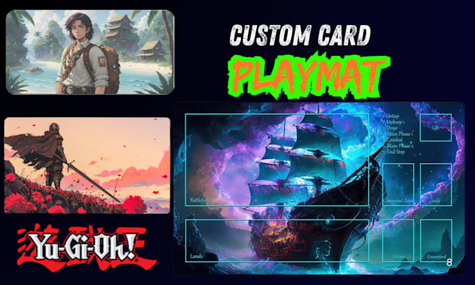 Design custom tcg playmats, unique card game playmat artwork, and ...