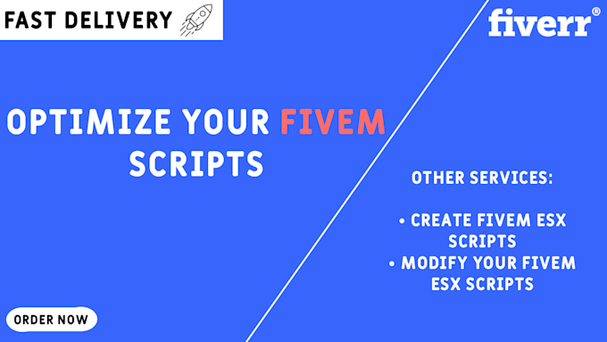 Optimize your fivem scripts by Ffpetrozzi_ | Fiverr