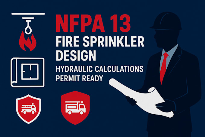 Expert nfpa 13 13d 13r compliant fire sprinkler system design by Engineer_dav00 | Fiverr