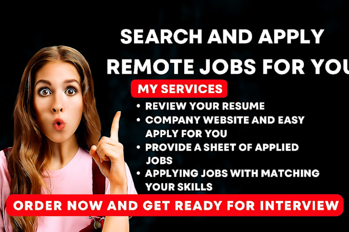 Search and apply remote jobs for you by Mudassiralvi151 | Fiverr