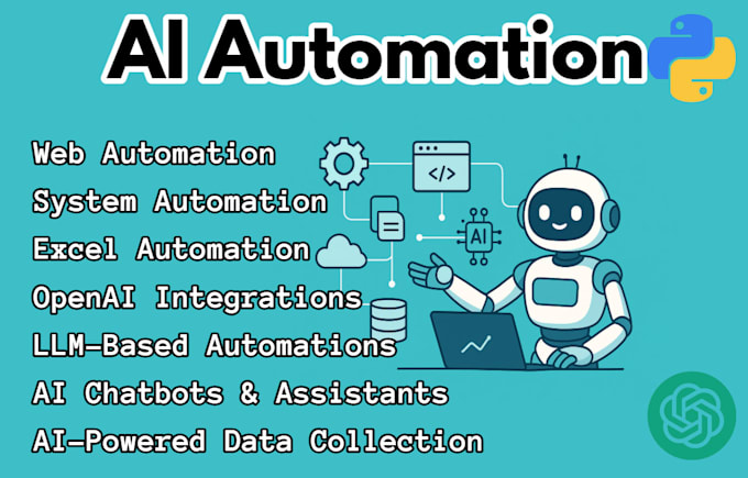 Develop ai automation bot in python by Autopy_tech | Fiverr
