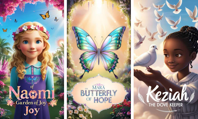 Design enchanting bible story illustrations for childrens storybooks ...